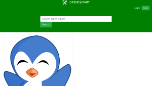 openclipart圖庫：Penguin | Pingüino