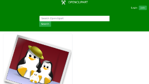 openclipart圖庫：Tux's family