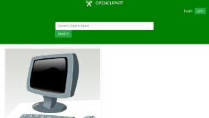 openclipart圖庫：cartoon terminal