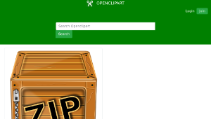 openclipart圖庫：WOODEN BOX