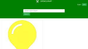 openclipart圖庫：Light Bulb Idea Icon