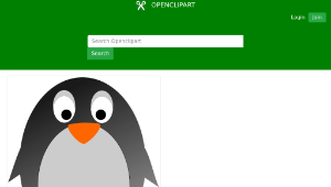 openclipart圖庫：Pinguino / Penguin