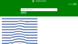 openclipart圖庫：Penguin 3D illusion