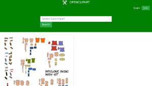 openclipart圖庫：BitClone Basic Body Kit