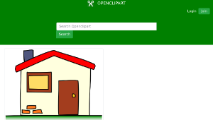 openclipart圖庫：my house