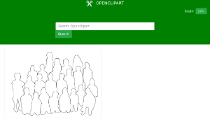 openclipart圖庫：Group of People