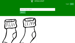 openclipart圖庫：Architetto -- Calzettoni