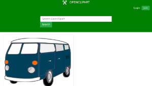 openclipart圖庫：good-old-van