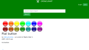 openclipart圖庫：Flat button