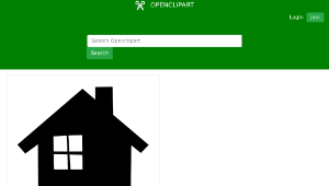 openclipart圖庫：simple house