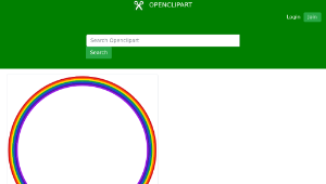 openclipart圖庫：Rainbow Circle