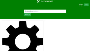 openclipart圖庫：Option button symbol (minimal SVG markup)