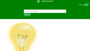 openclipart圖庫：light bulb