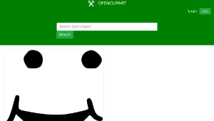 openclipart圖庫：Smiling Christmas Star