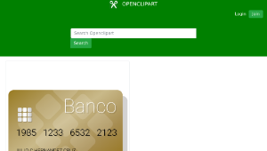 openclipart圖庫：Credit card, tarjeta de crédito