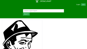 openclipart圖庫：Swell guy