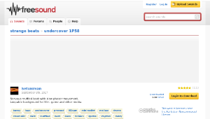 Freesound聲音庫：undercover 1P58