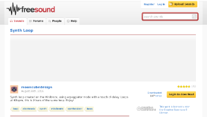 Freesound聲音庫：Synth Loop