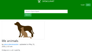 openclipart圖庫：life animals