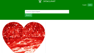 openclipart圖庫：Ruby Heart