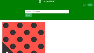 openclipart圖庫：Abstract Cubism Ladybug Icon