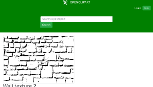 openclipart圖庫：Wall texture 2