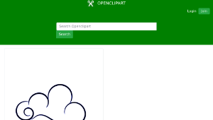 openclipart圖庫：Cloud 1