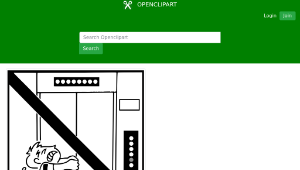 openclipart圖庫：Do Not Force Open Doors