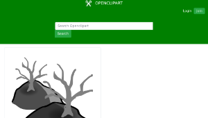 openclipart圖庫：Dead Forest Hills